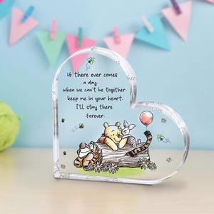 Personalized Winnie the Pooh Quotes Acrylic Plaque, Custom Best Friend ...