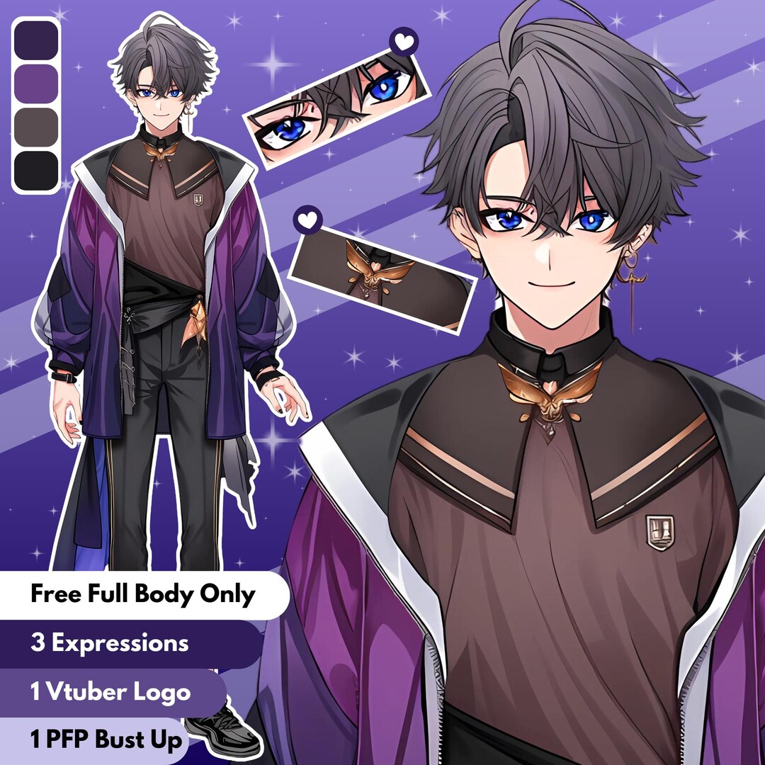 CUSTOM LIVE2D VTUBER MODEL | Vtuber Assets, Pngtuber, Live2d Model ...