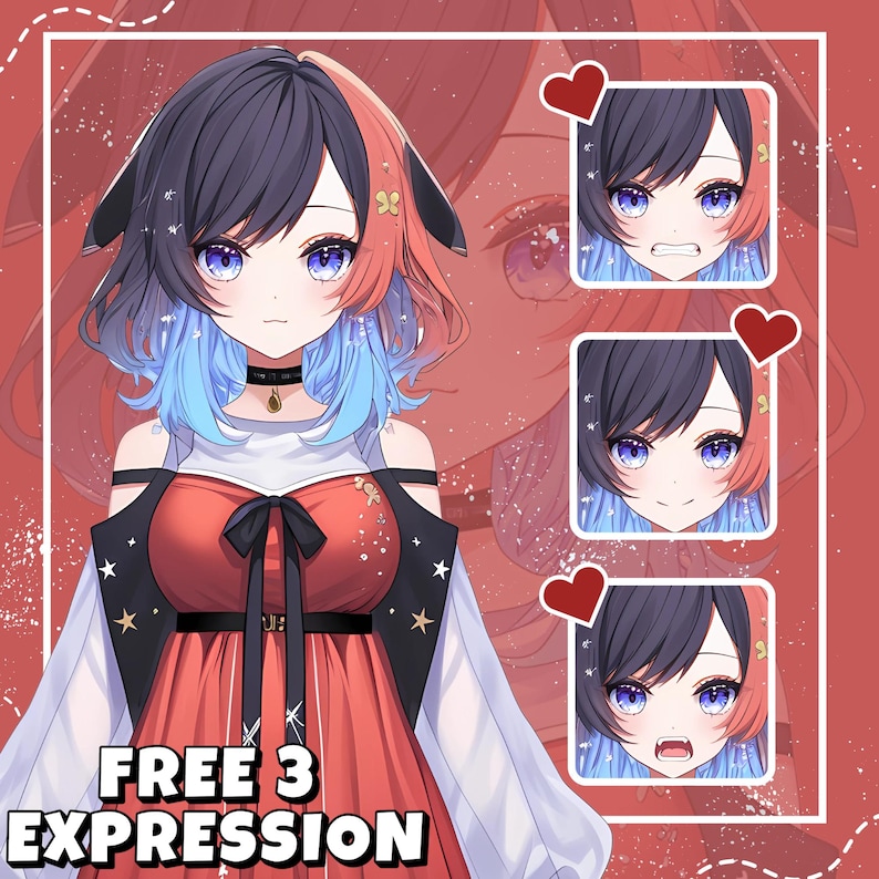 Custom Pngtuber Model: Vtuber Art Style Commission - Etsy