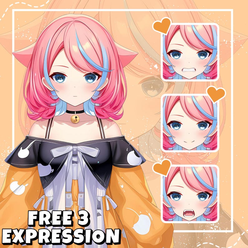 Custom Pngtuber Model: Vtuber Art Style Commission - Etsy