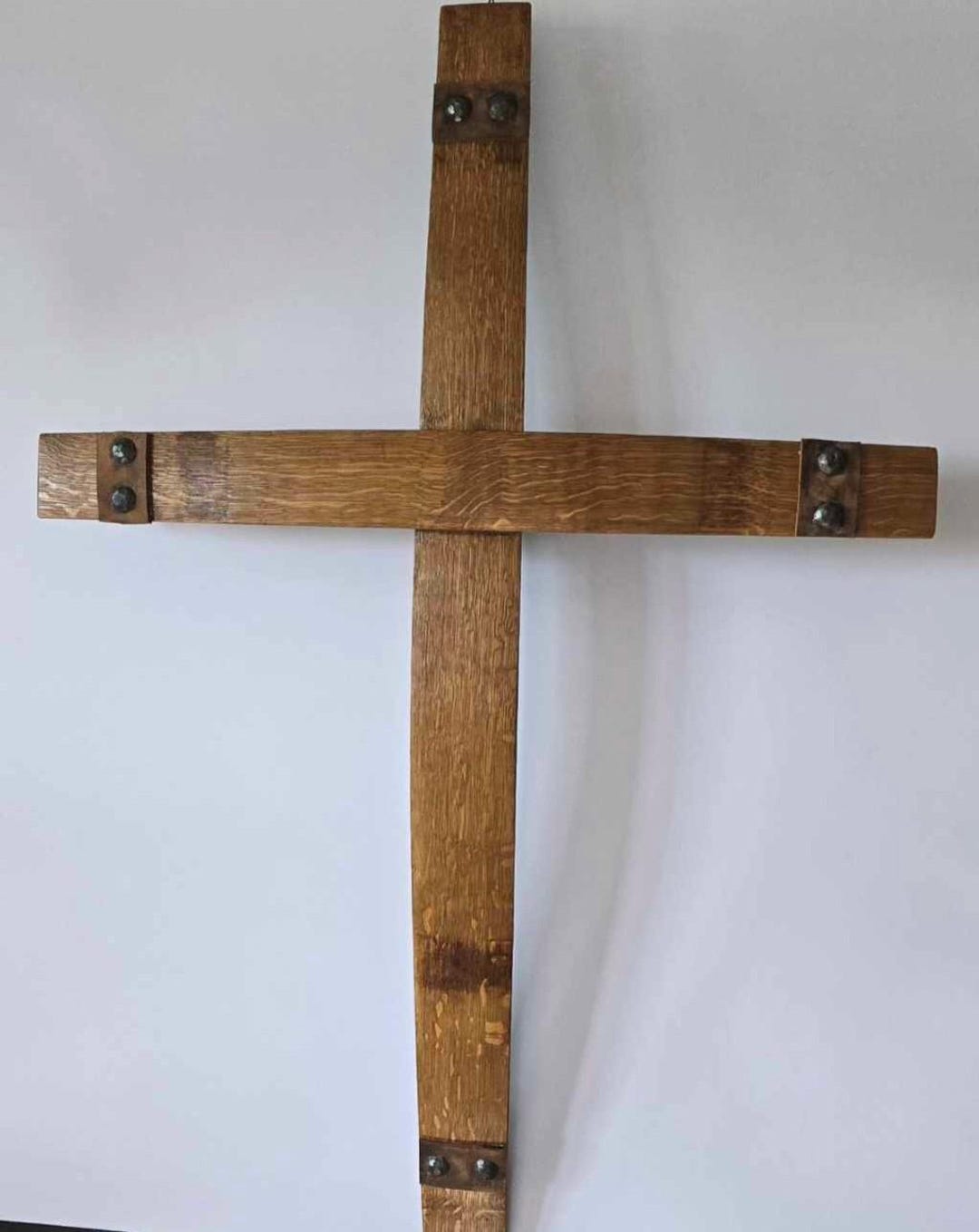 Southwestern Style Oak Wine Barrel Stave Cross - Etsy