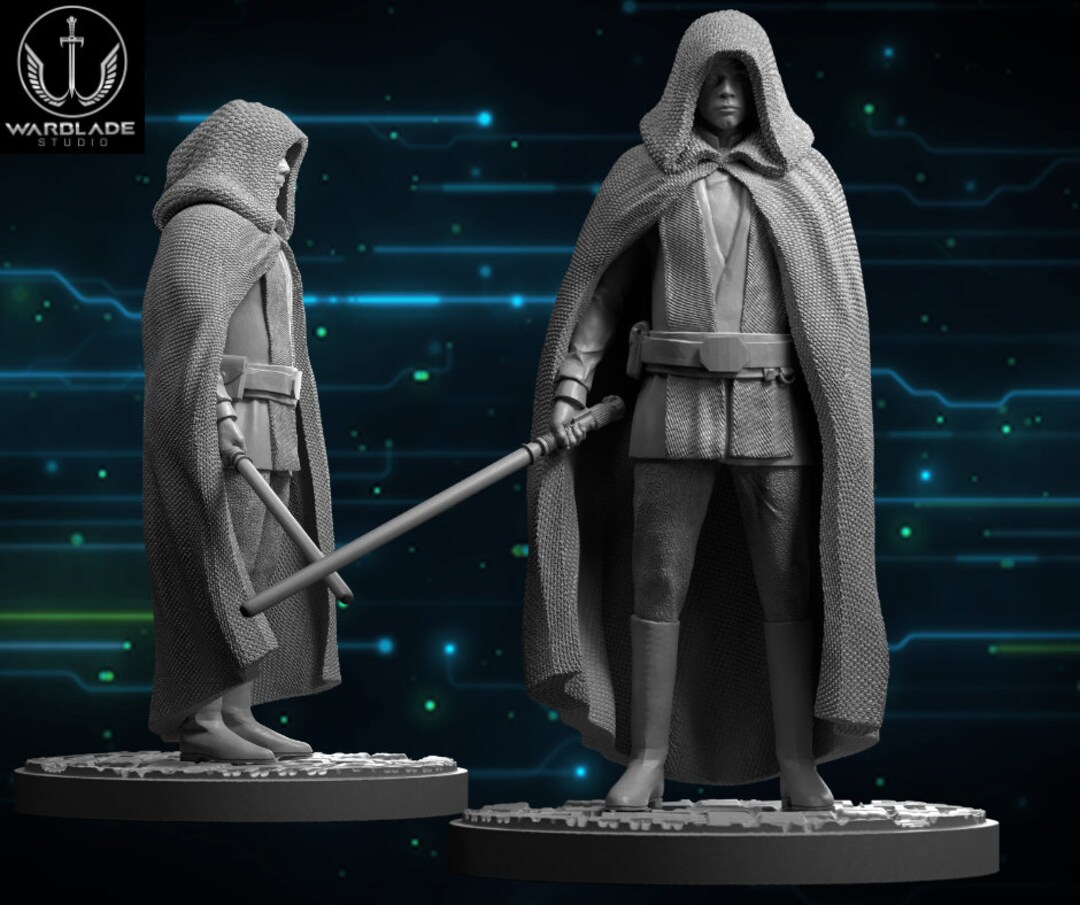 Luke Skywalker (mandalorian) Miniature - Etsy