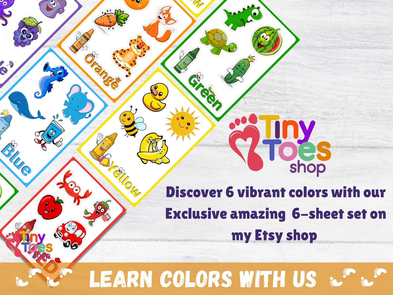 Color Learning Worksheets Bundle | Printable Educational Activities for ...