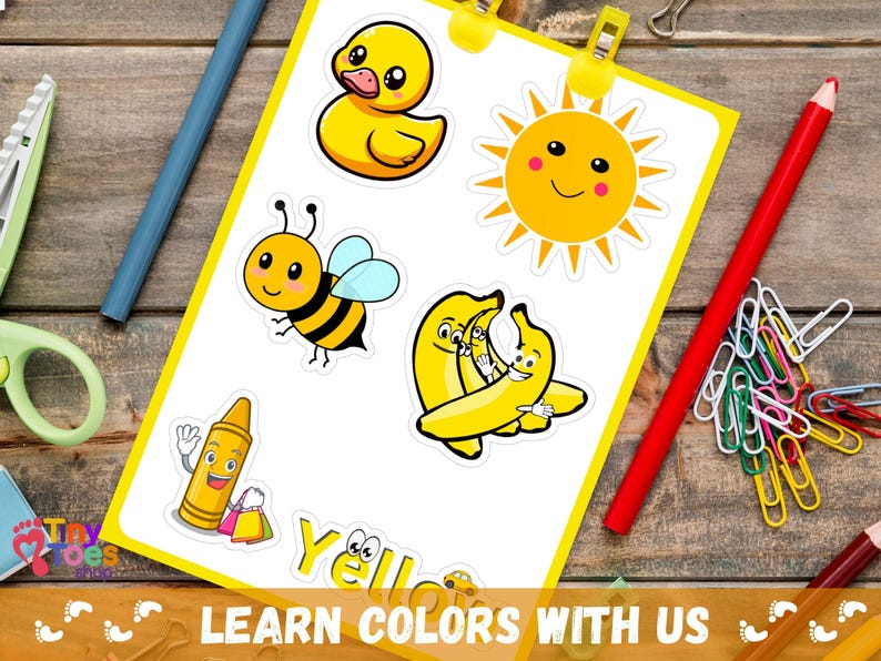 Color Learning Worksheets Bundle | Printable Educational Activities for ...