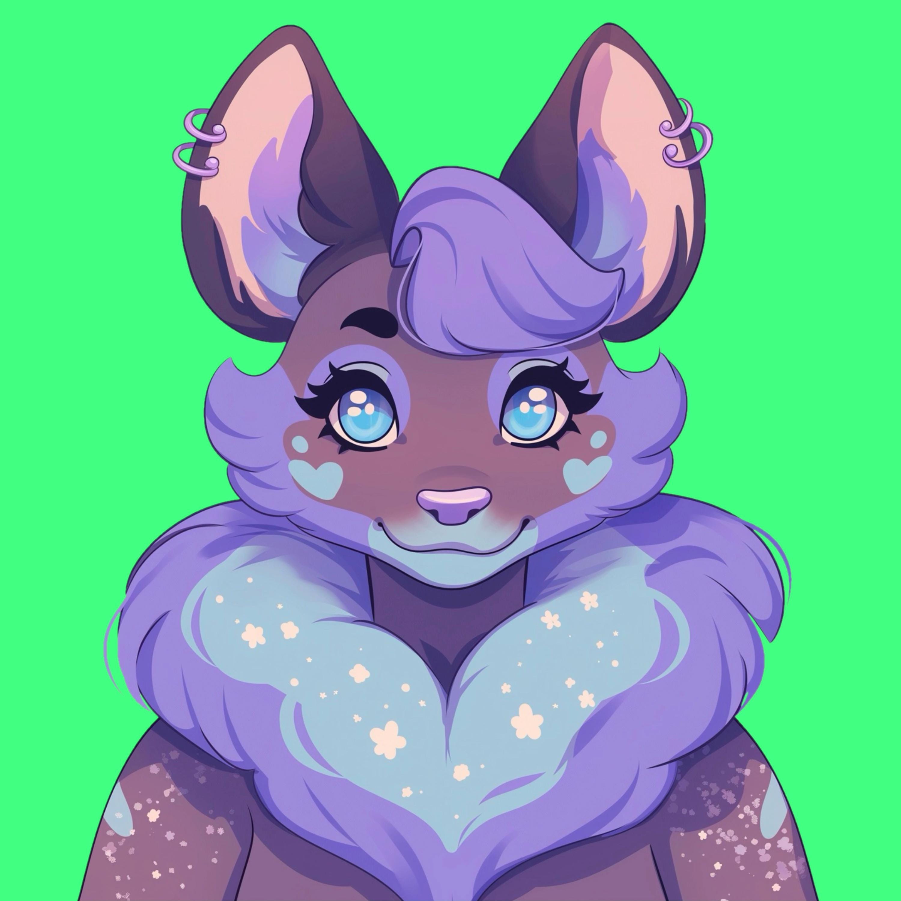 Cute Pngtuber Model | Female Fursona Pngtuber Premade Model | Adoptable ...