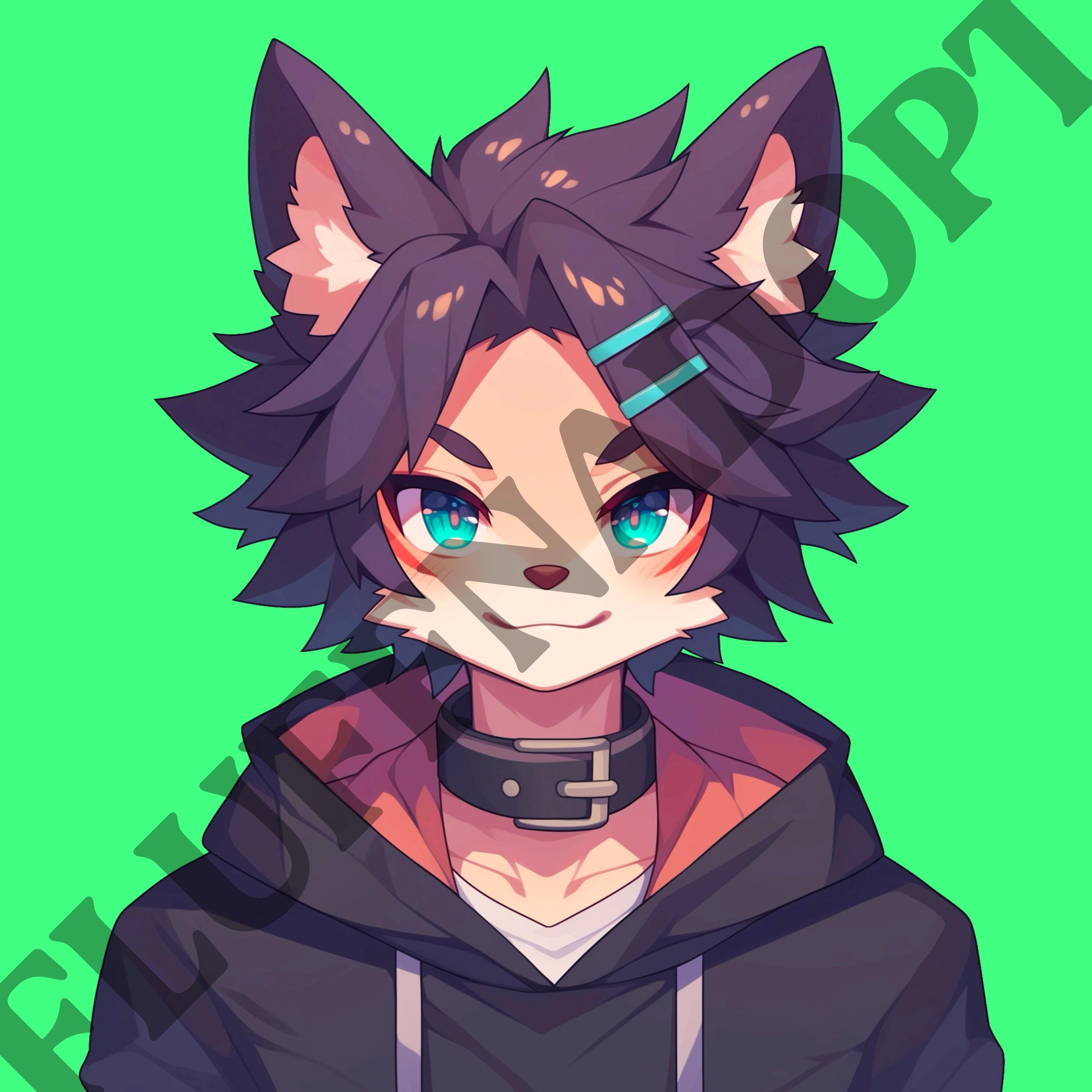Cute Pngtuber Model | Male Fursona PNG Tuber Premade Model | Adoptable ...