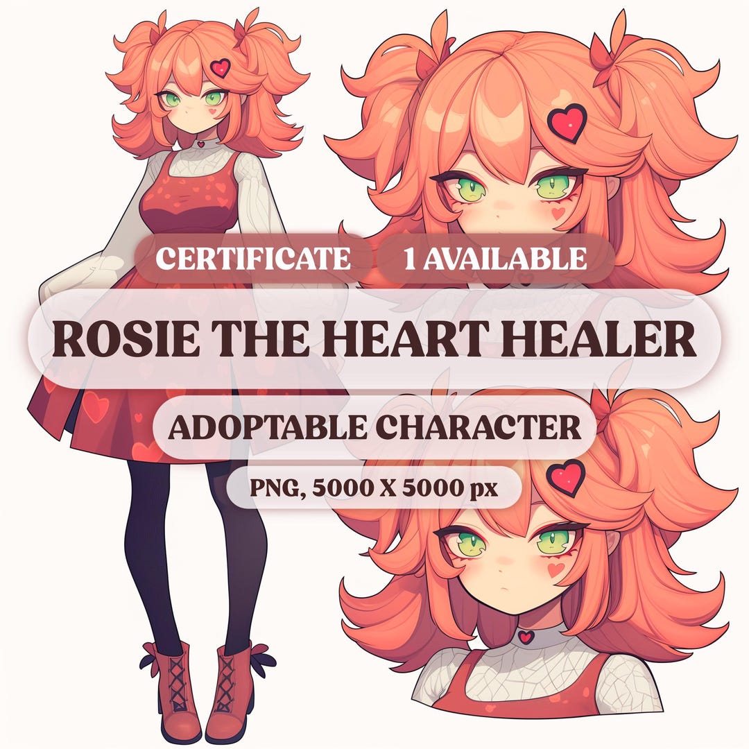 Adoptable Character | Female Character Reference Sheet | Character Ref ...