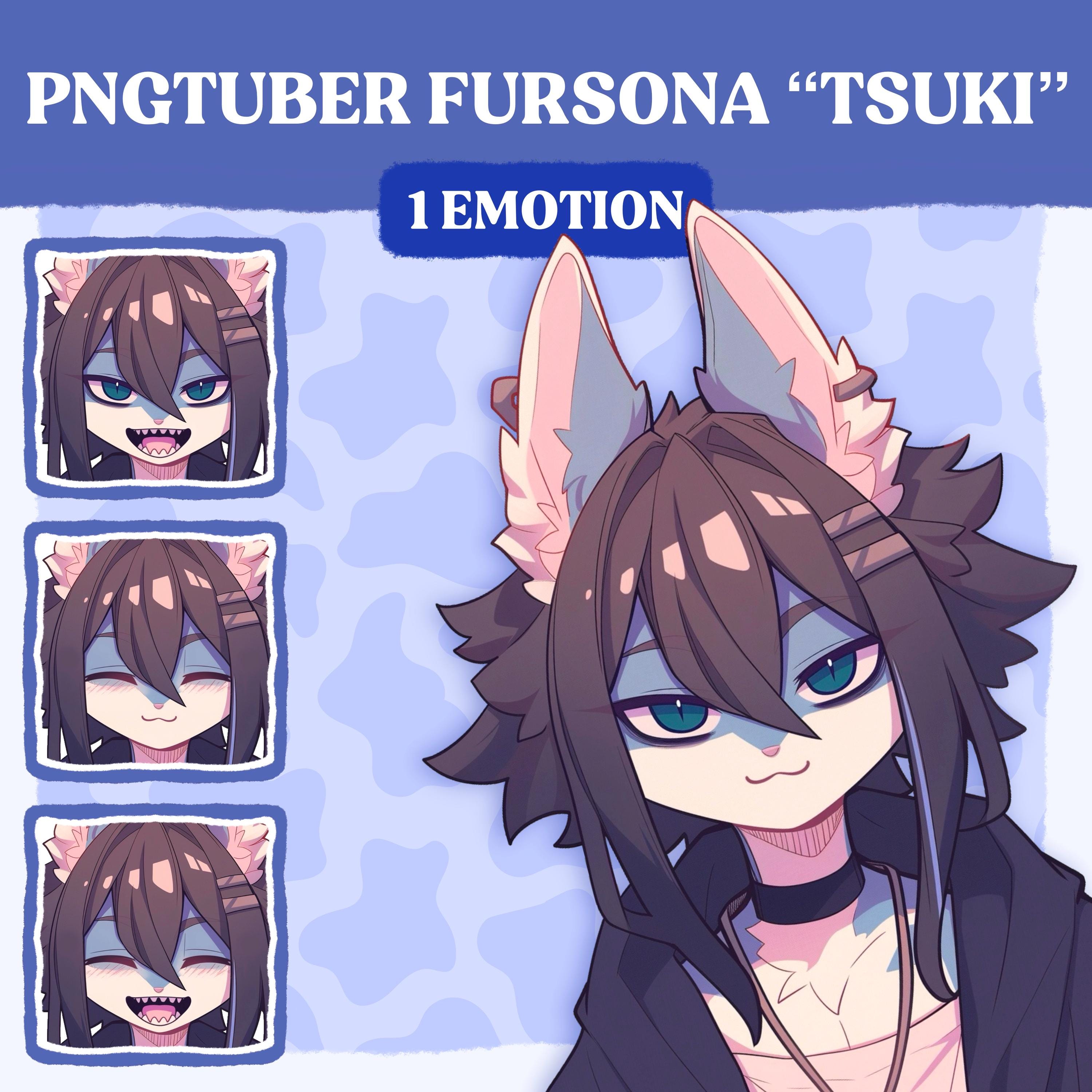 Cute Pngtuber Model | Male Fursona PNG Tuber Premade Model | Adoptable ...