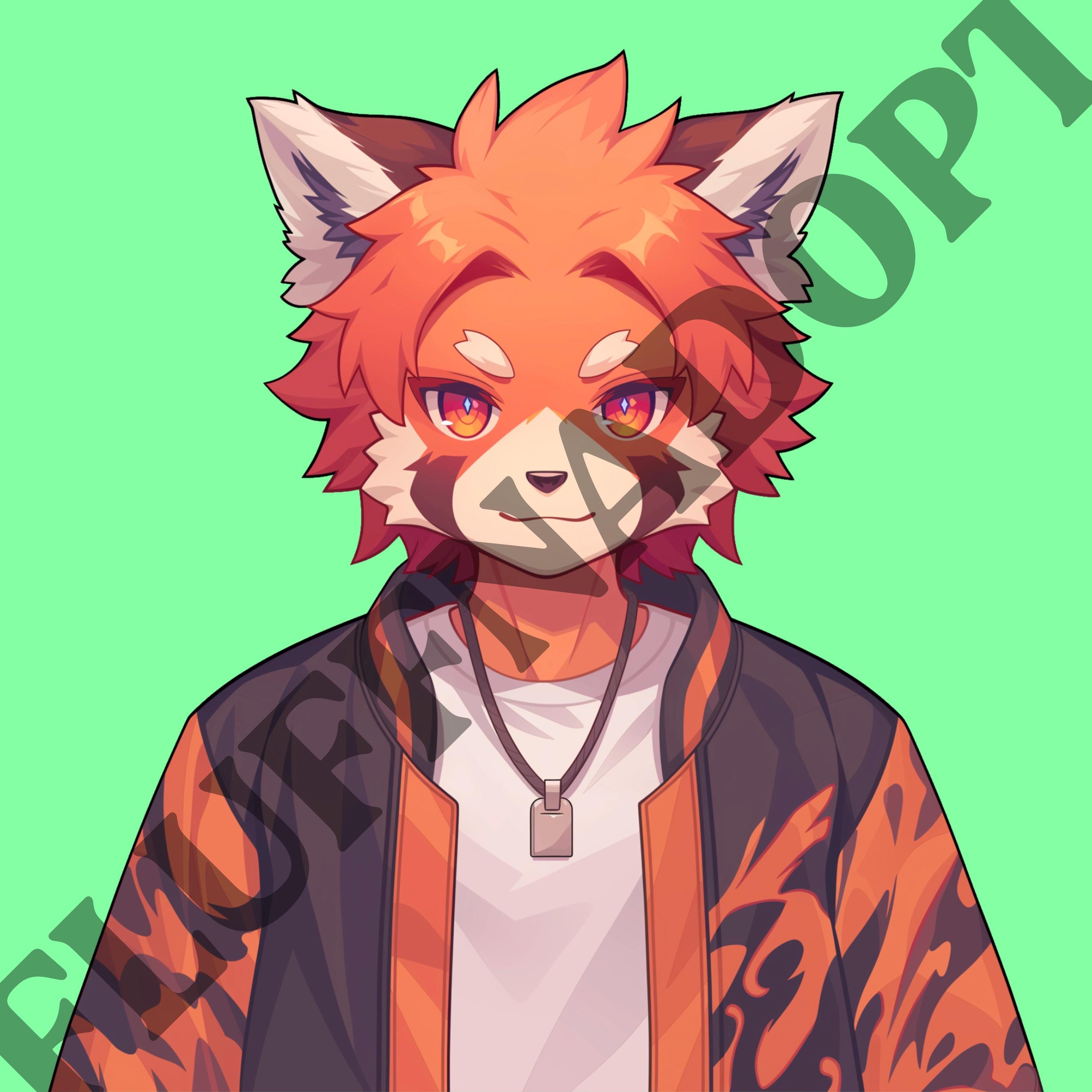 Cute Pngtuber Model | Male Fursona PNG Tuber Premade Model | Adoptable ...