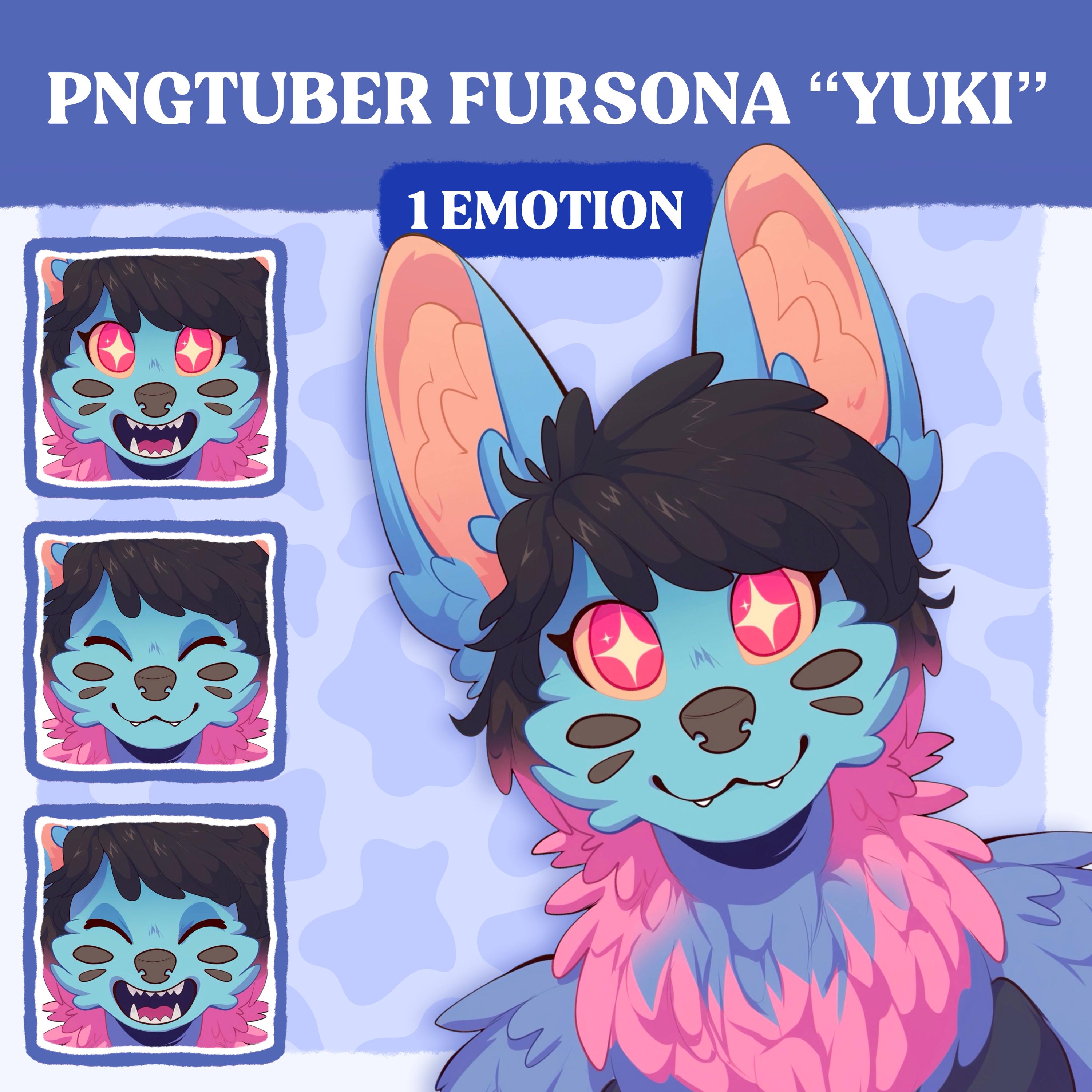 Cute Pngtuber Model | Male Fursona Pngtuber Premade Model | Adoptable ...