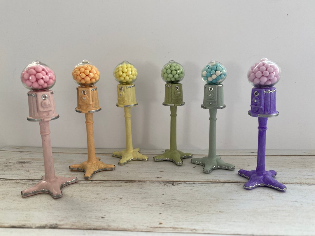 1:12th Scale Floor Standing Gum Ball Bubble Gum Machine Dispenser ...