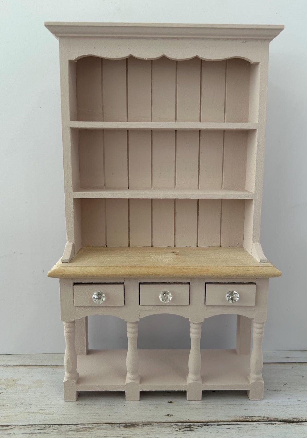 1:12th Miniature Pink Dollhouse Hutch Dresser for Dolls House - Etsy