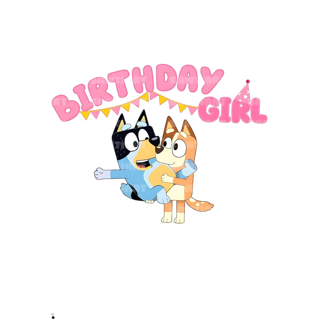 Blue Birthday Girl Png Svg , My Birthday Png, Blue Dog Birthday Png ...