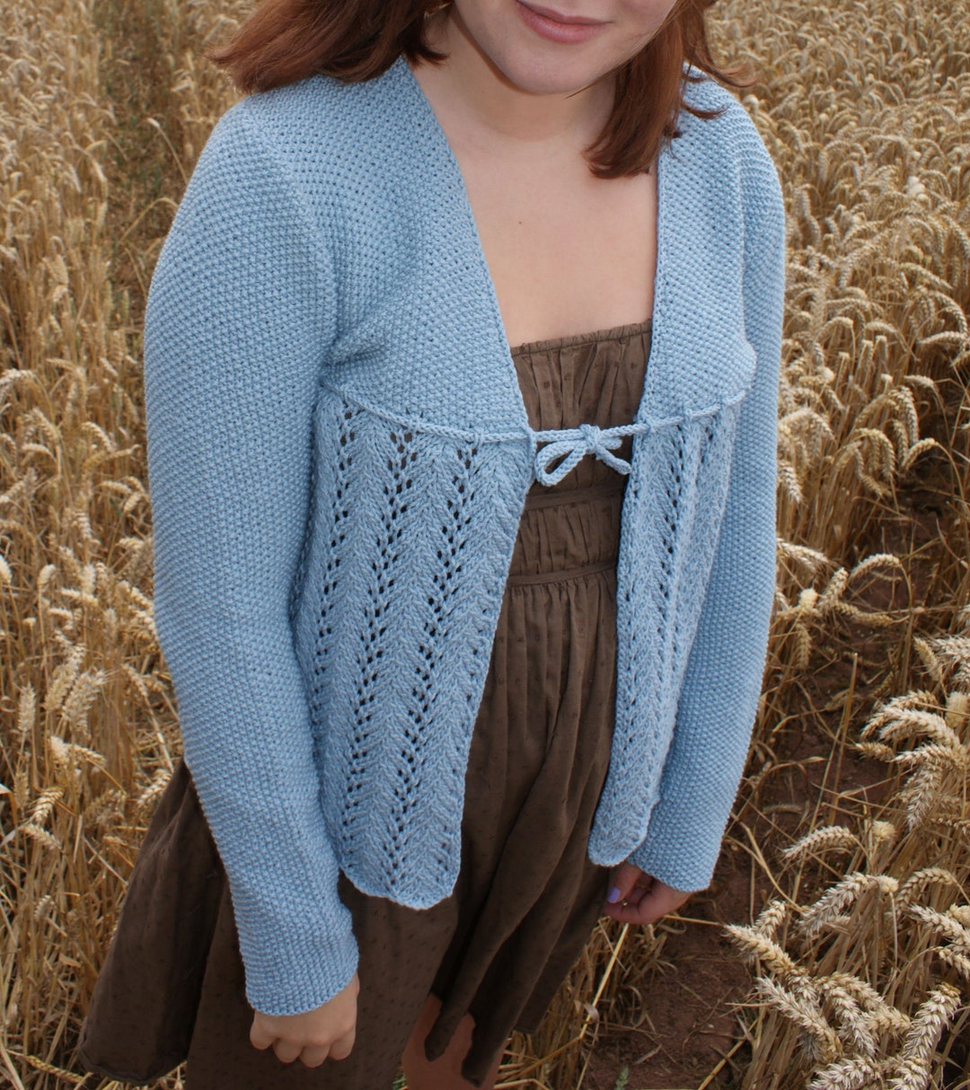 Ladies Lace Cardigan Knitting Pattern PDF - Etsy