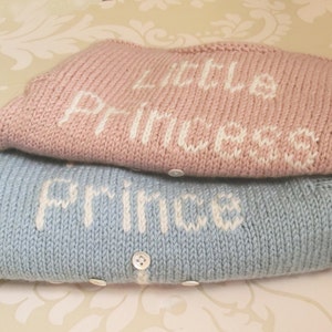 Little Prince, Little Princess, Knitting Pattern, Baby Sweater, Baby ...