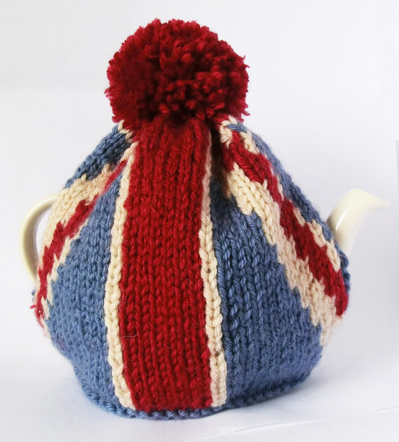 Union Jack Tea Pot Cozy Knitting Pattern | Etsy