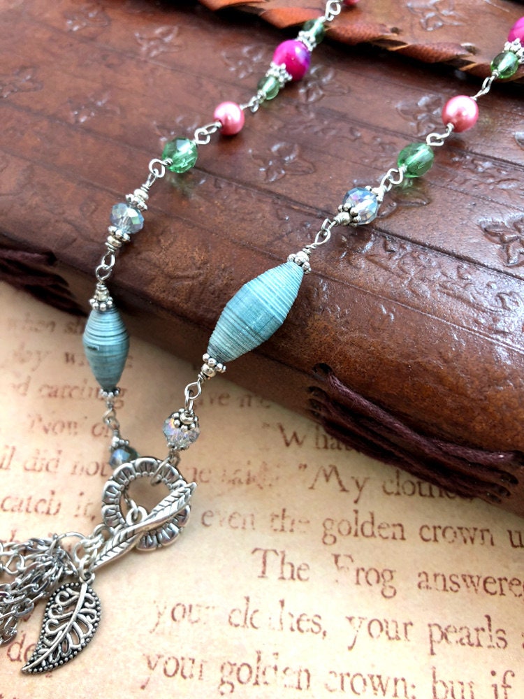 Spring Bouquet OOAK Necklace - Etsy