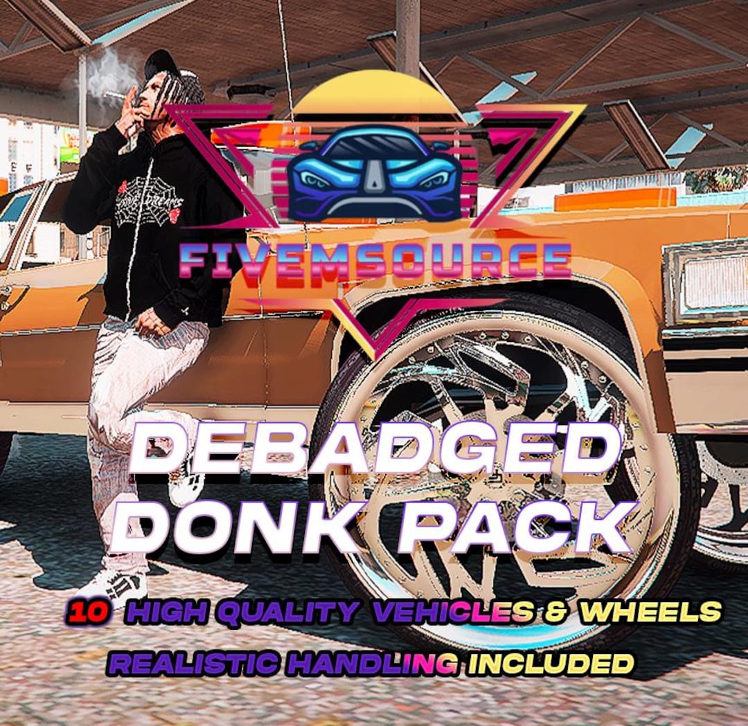 GTA V: 10 Debadged Donk Car Pack | Fivem Ready | Realistic Handling ...