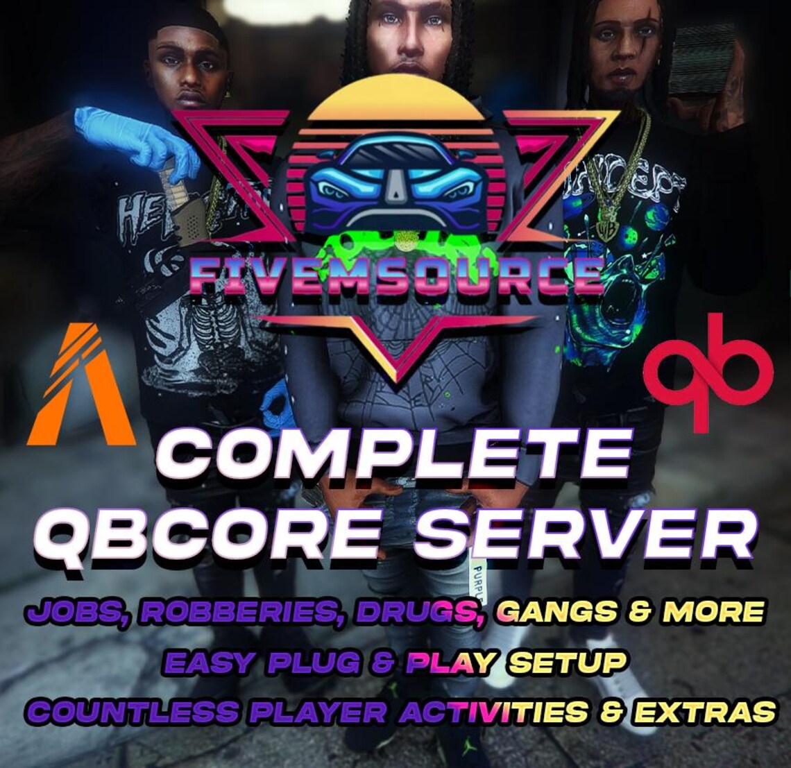 Full Complete Qbcore Server | Fivem Ready | High Quality | Plug & Play ...