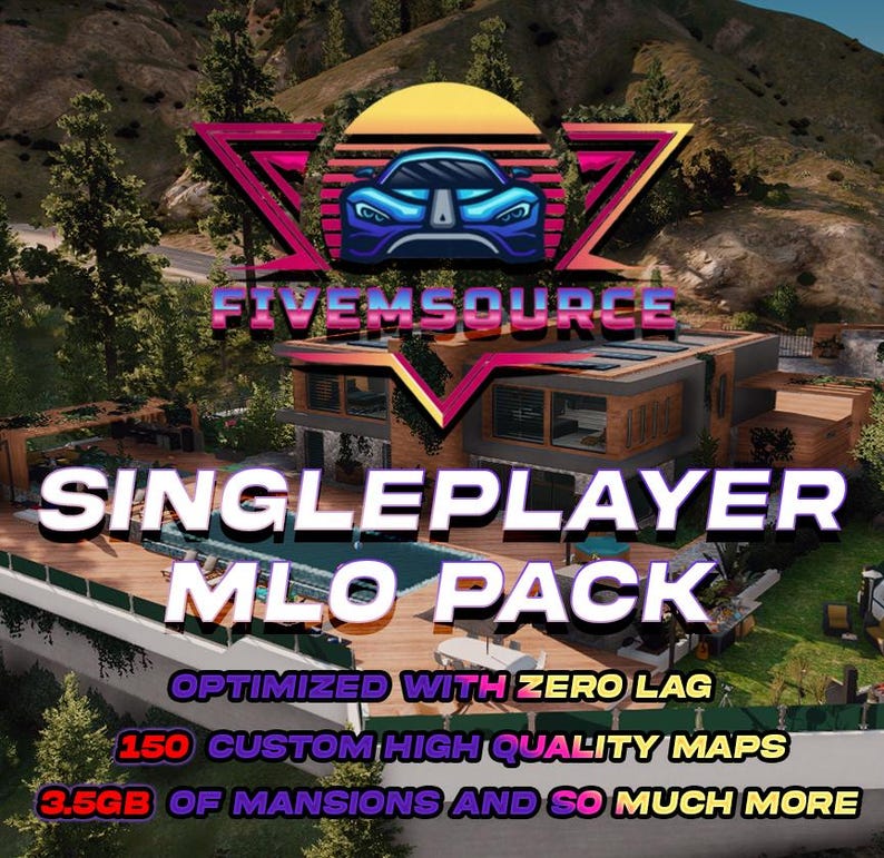 GTA V: 150 Singleplayer MLO Pack Fivem Ready Interior Props Animated ...