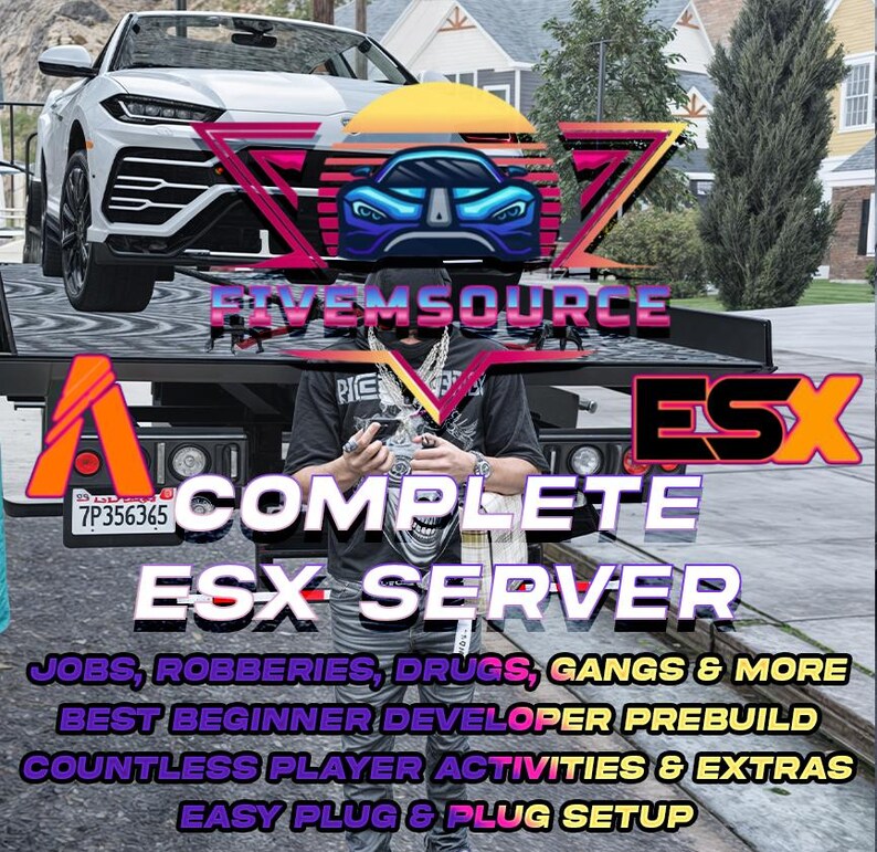 Full Complete ESX Server | 2025 Release | Fivem Ready | High Quality ...