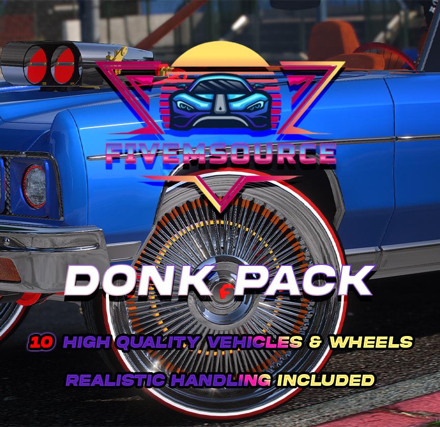 GTA V: 10 Donk Car Pack | Fivem Ready | Realistic Handling | Custom ...