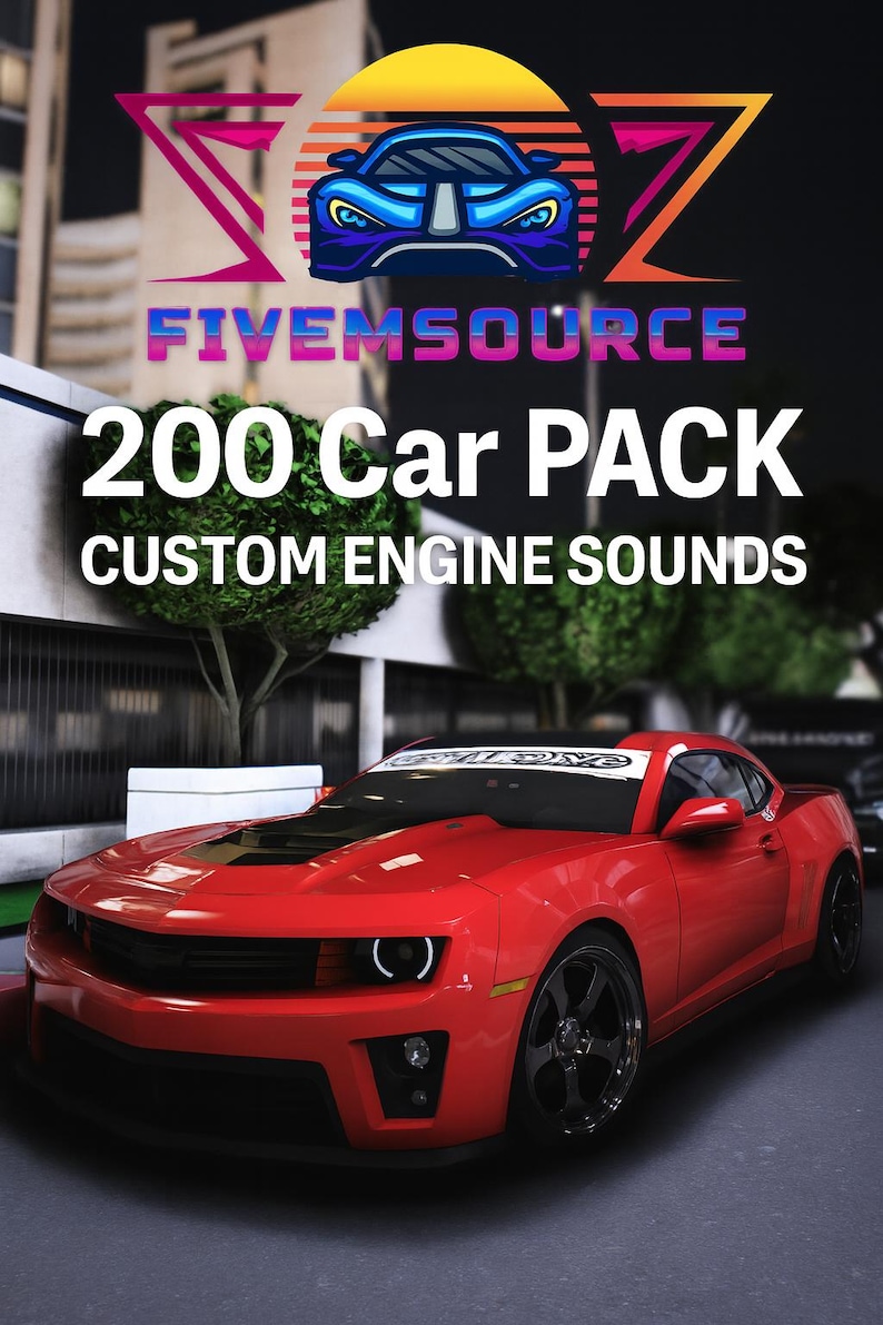 GTA V: 200 Car Pack | Fivem Ready | Custom Engine Sounds | High Quality ...