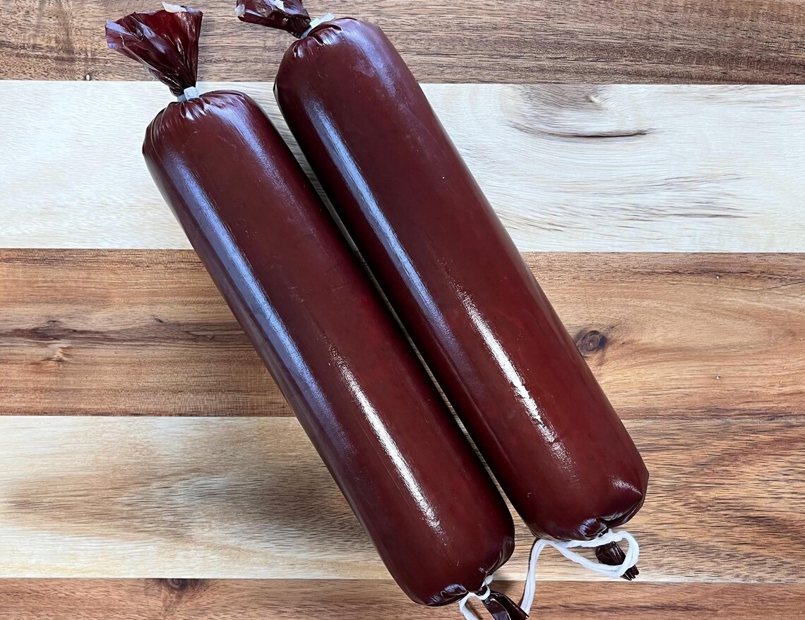 25 - Summer Sausage Casings Fibrous Sleeves Holds 1 Lb Each - for 25lbs ...