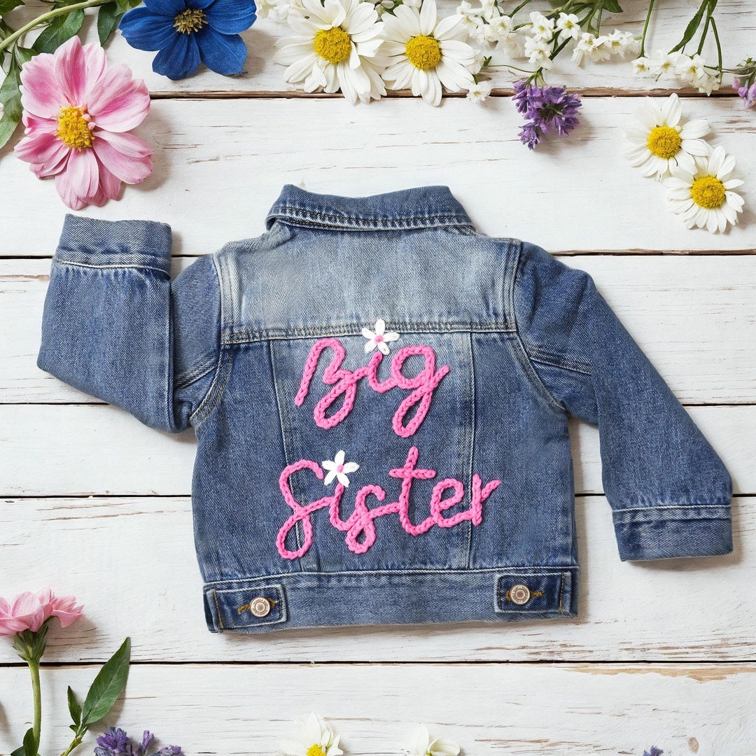 Personalized Name Jean Jacket for Babies and Kids,custom Toddlers Name ...