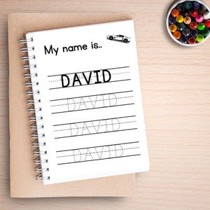 Custom Name Tracing Sheets Printable, Personalized Name Tracing ...