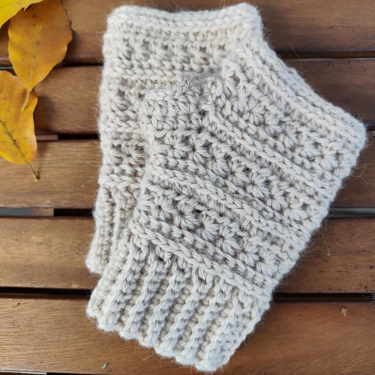 Beginner Crochet Winter Mittens Pattern, Easy Crochet Fingerless ...