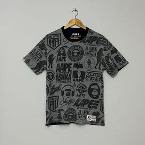 Universe Aape by A Bathing Ape AOP Aape All Logo Reversible Size L - Etsy