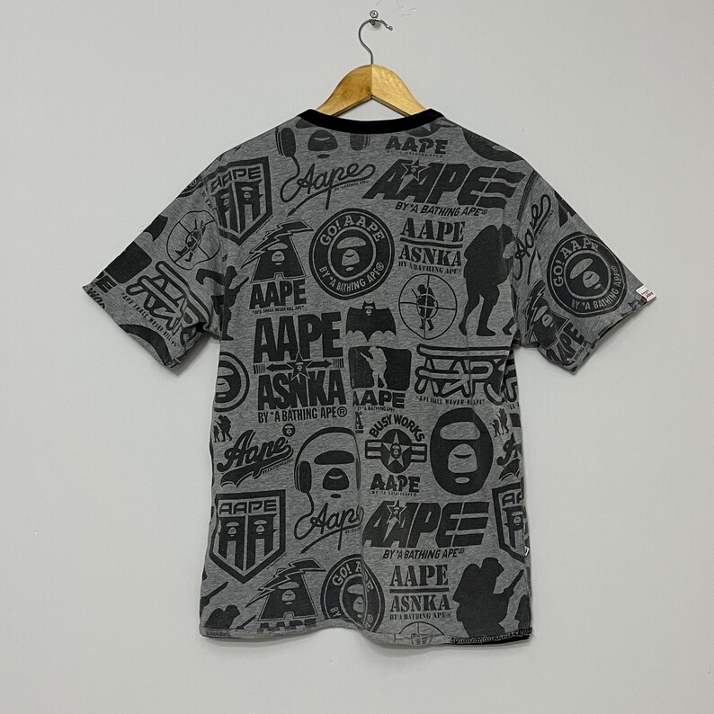 Universe Aape by A Bathing Ape AOP Aape All Logo Reversible Size L - Etsy