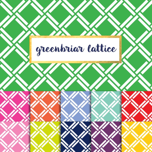 Lattice Wallpaper - Etsy