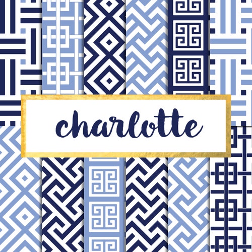 INSTANT DOWNLOAD Preppy Patterns Preppy Digital Paper - Etsy