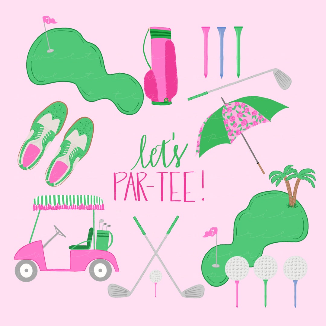 Golf Clip Art (instant Download) - Etsy