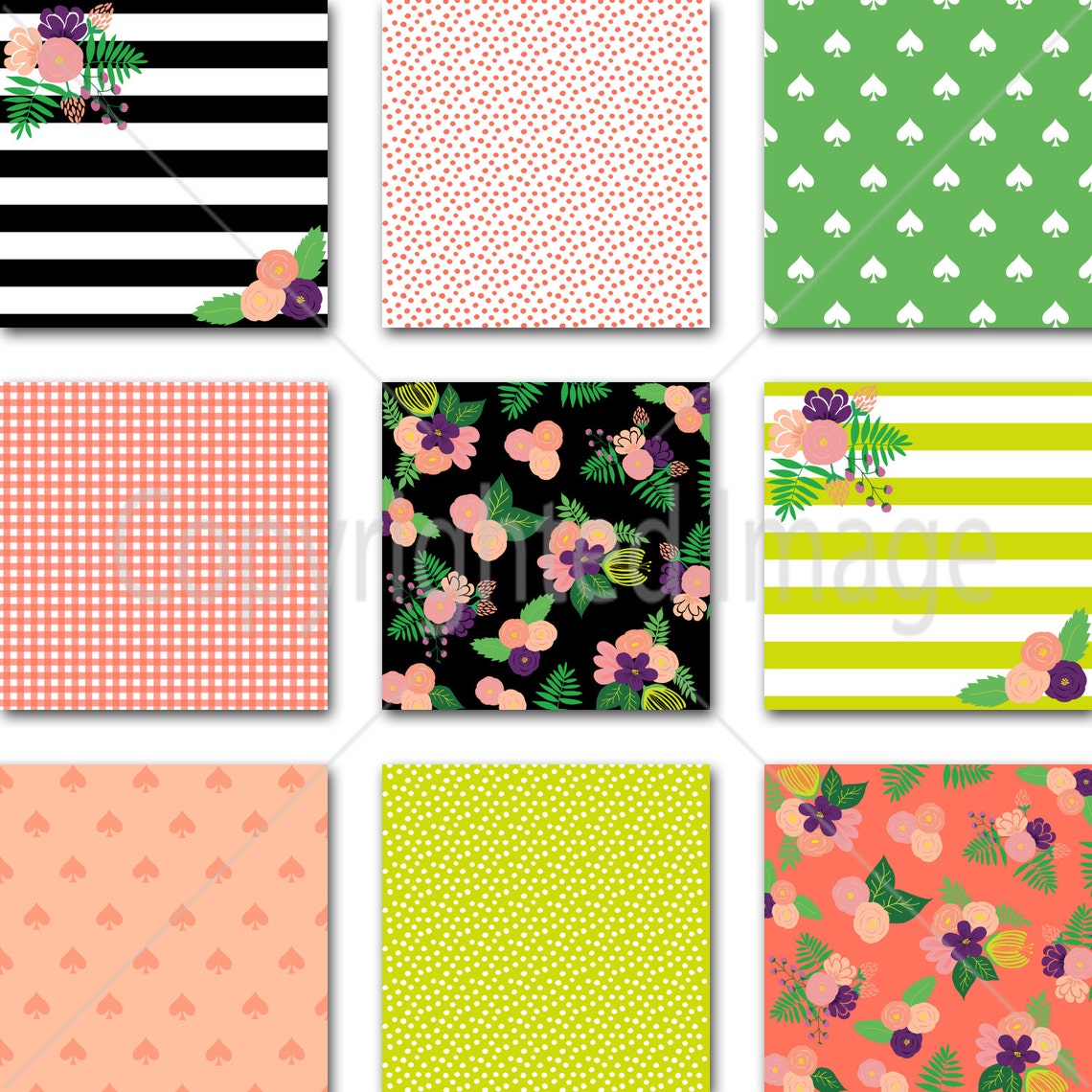 Hyde Park Digital Paper Pack instant Download - Etsy