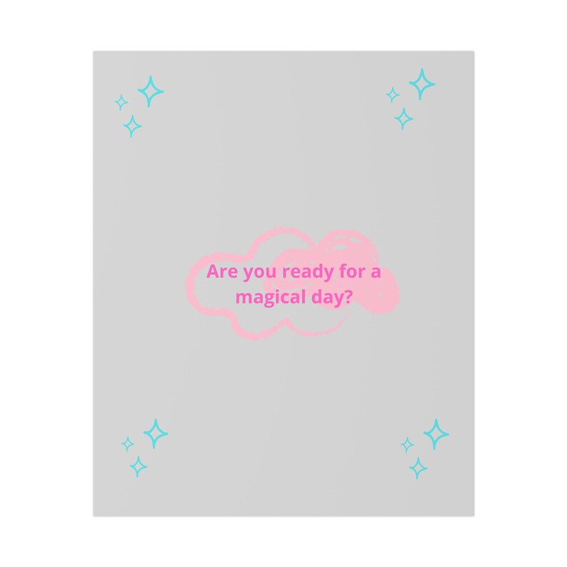 Magical Sentence Poster for Kids - Etsy