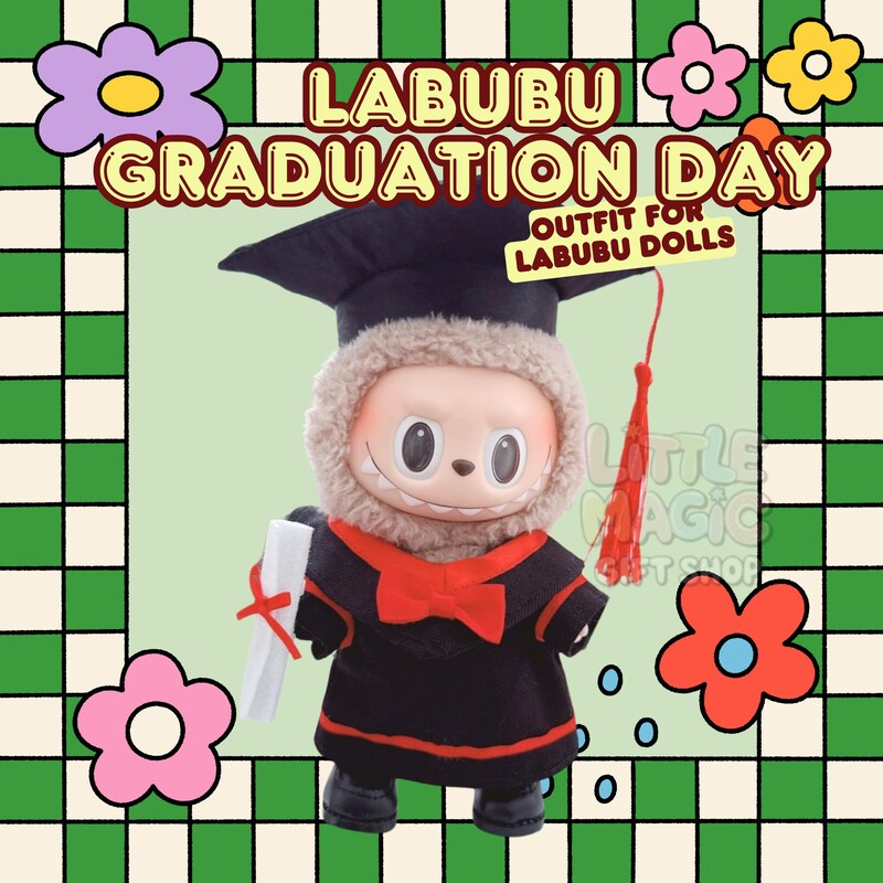 Labubu Graduation - Etsy