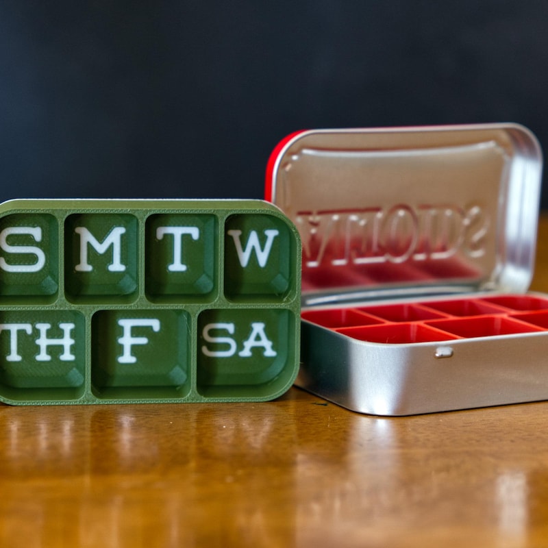 Blue and White Pill Boxes - Etsy
