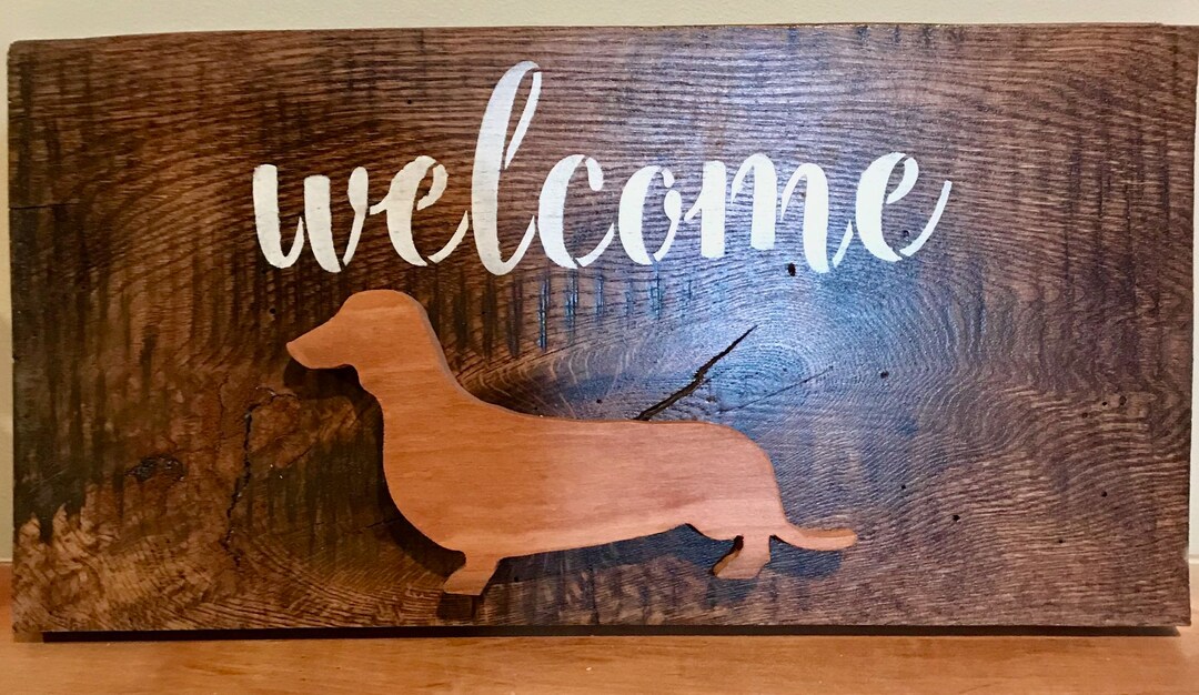Dachshund Welcome Sign, Doxie, Dachshund Lover, Dachshund Decor ...
