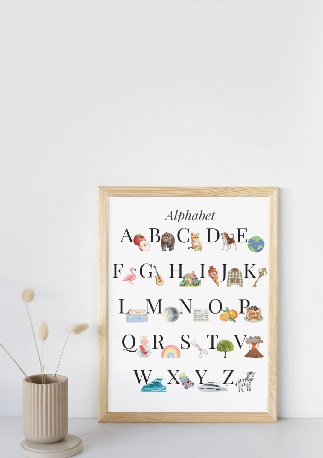 English Alphabet Flash Cards – Educational ABC Learning for Toddlers ...
