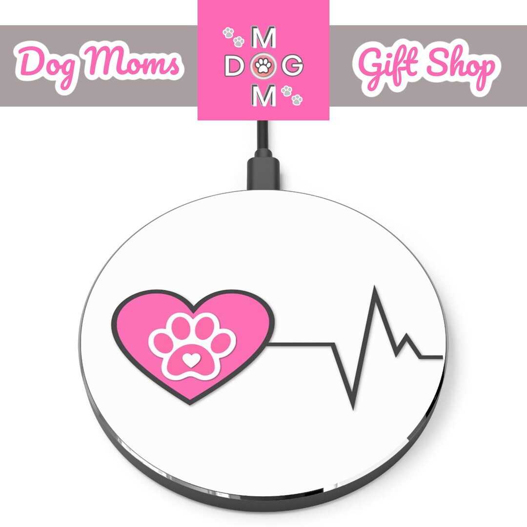 Custom Paw Print Wireless Charger Personalized Gift for Dog Moms - Etsy