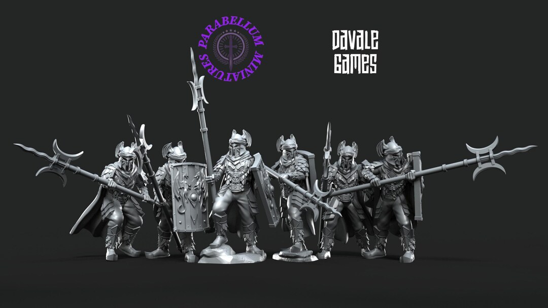 6x Dragon Army Elite Pikemen and Shield - Etsy