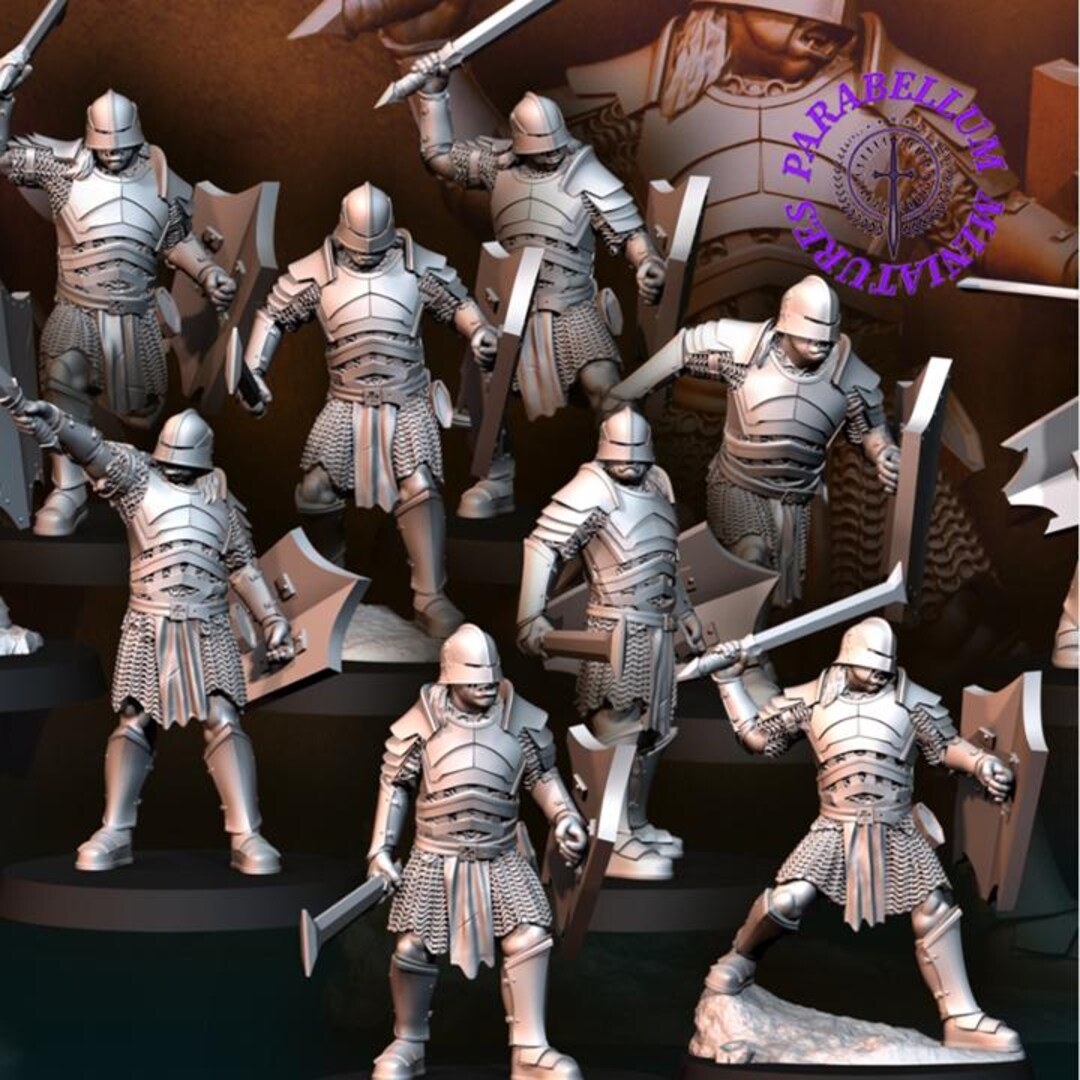 Bloody Handed Orc With Sword and Shield - Etsy