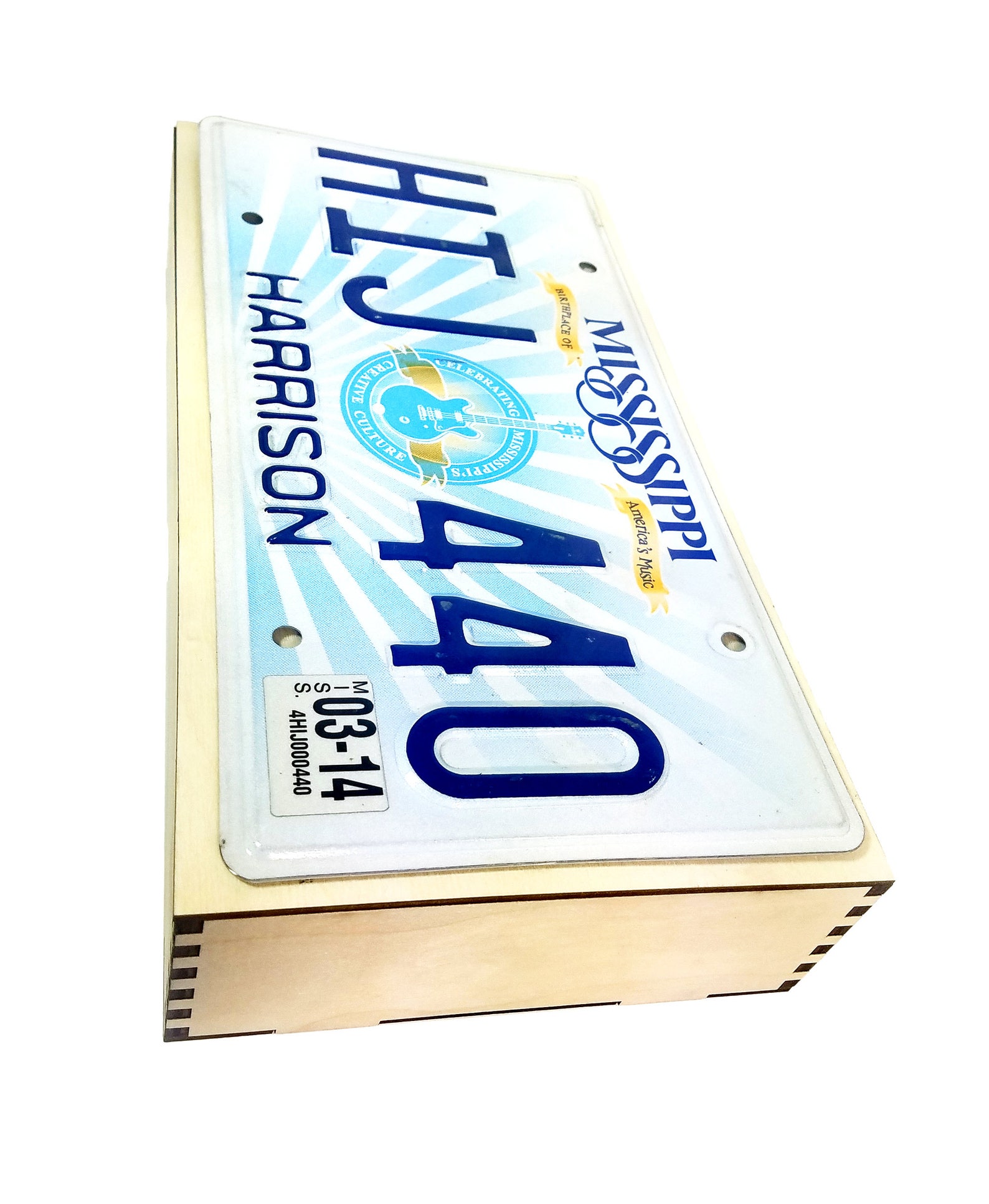 License Plate-sized Acoustic Box Kit With box | Etsy