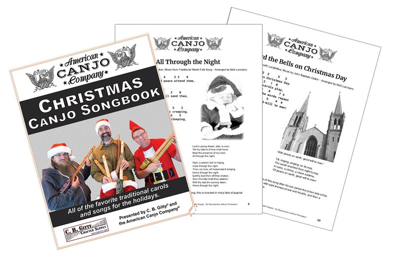 Christmas Canjo Songbook - Easy-to-play Tablature for 30 Traditional ...