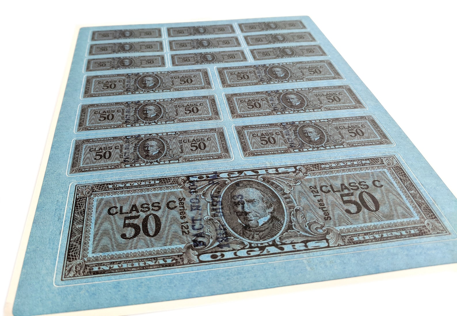 Cigar Box Tax Stamp Vintage-style Decal Sheet 16 Separate - Etsy