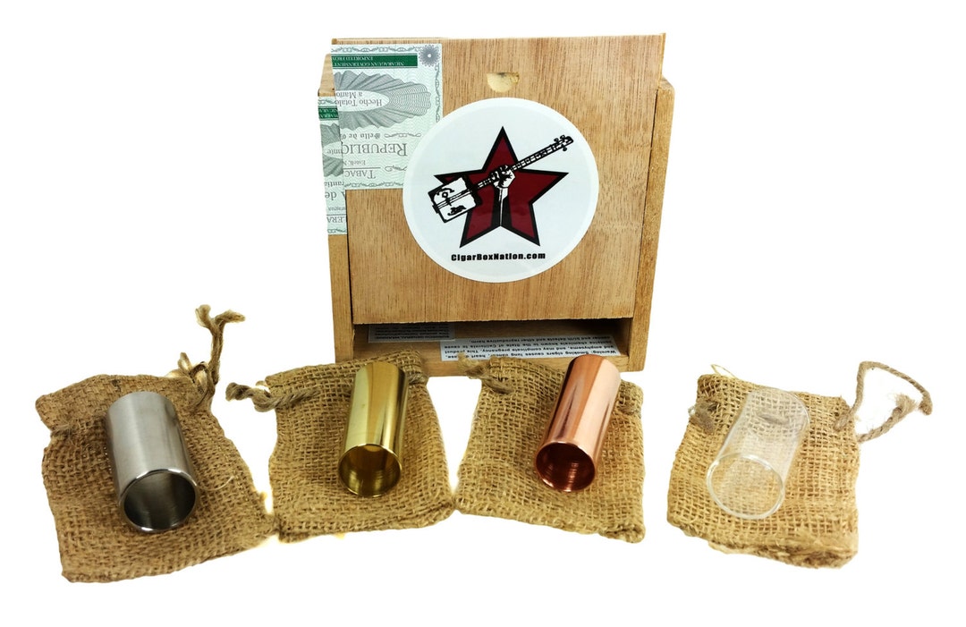 Slide Sampler Gift Set for Cigar Box Guitars - Etsy