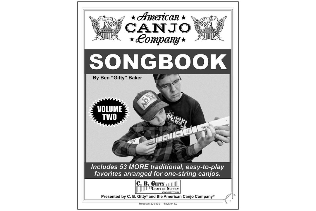 American Canjo Songbook - Volume 2 - 53 More Easy-to-play Songs - Etsy
